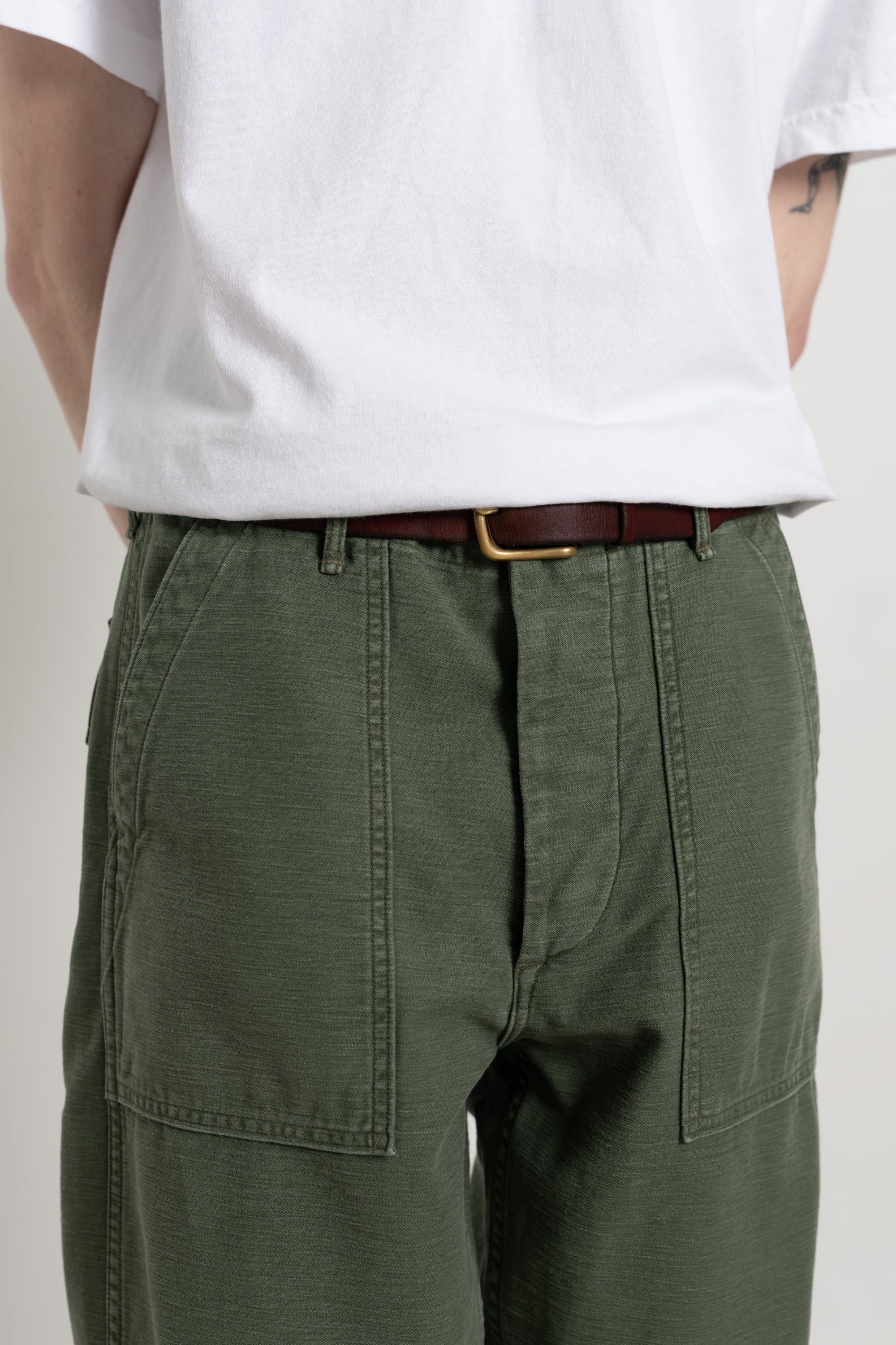 Orslow US Army Fatigue Used Wash Regular Fit Pants - Green | Garmentory