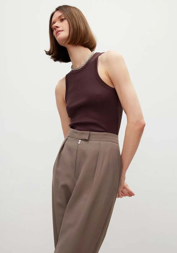 Rohe Car Top - Brown | Garmentory