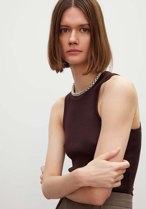 Rohe Car Top - Brown | Garmentory