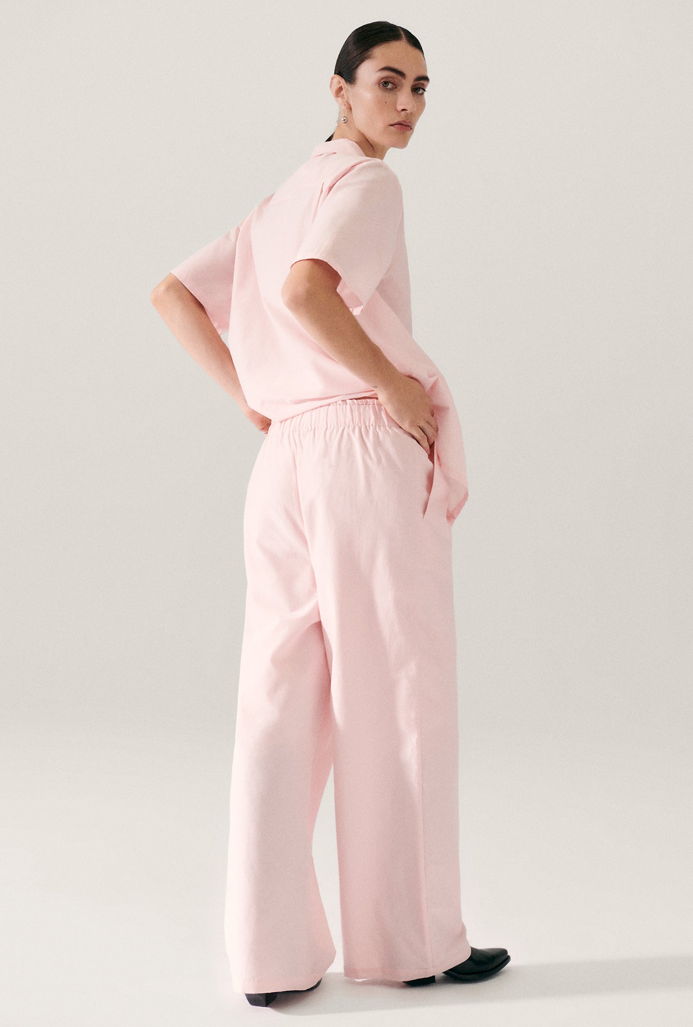 Silk Laundry Cotton Silk Paper Bag Pants - Hydrogen | Garmentory