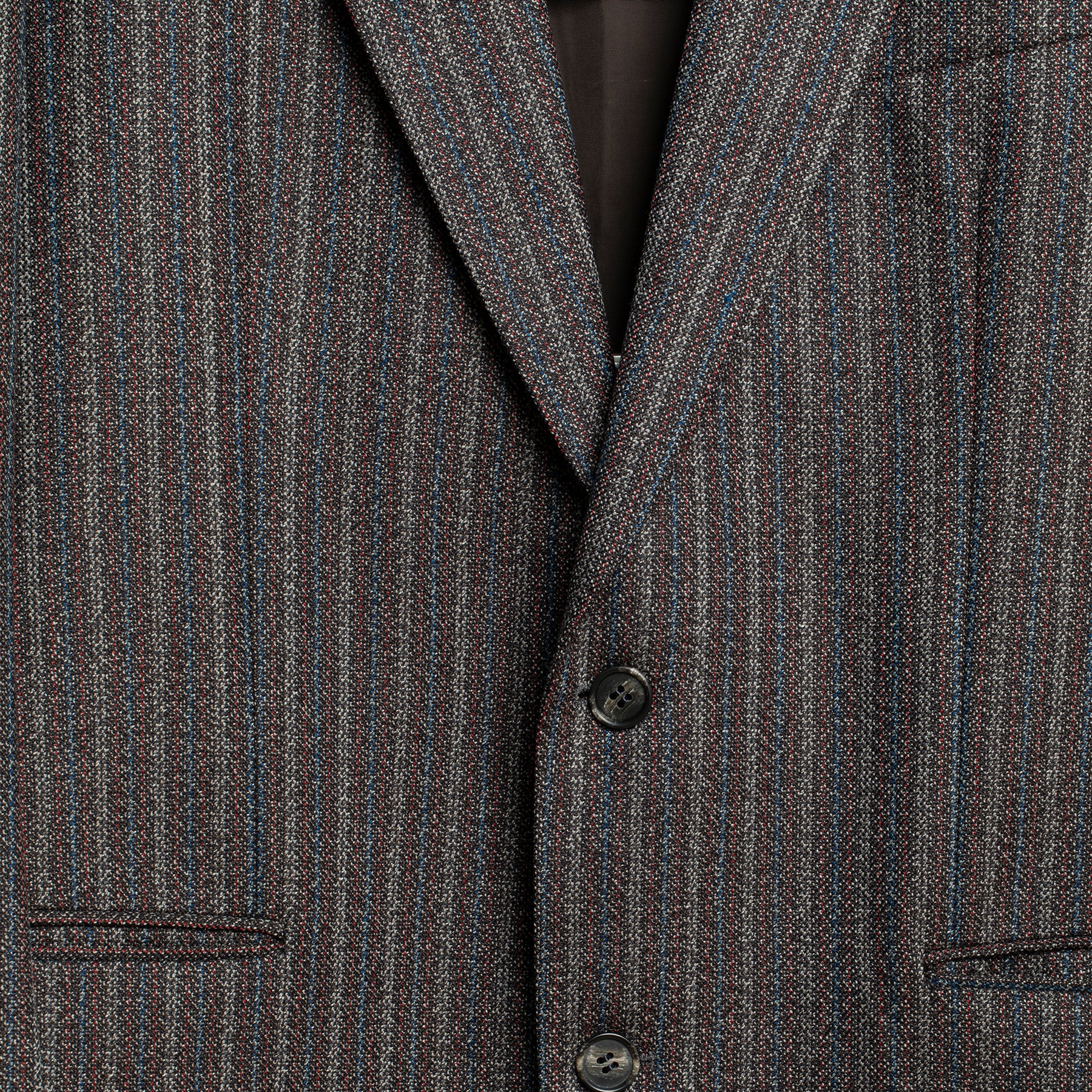 Reid & Taylor (Scotland) Barleycorn Weave Candy Stripe Cutaway Jacket ...