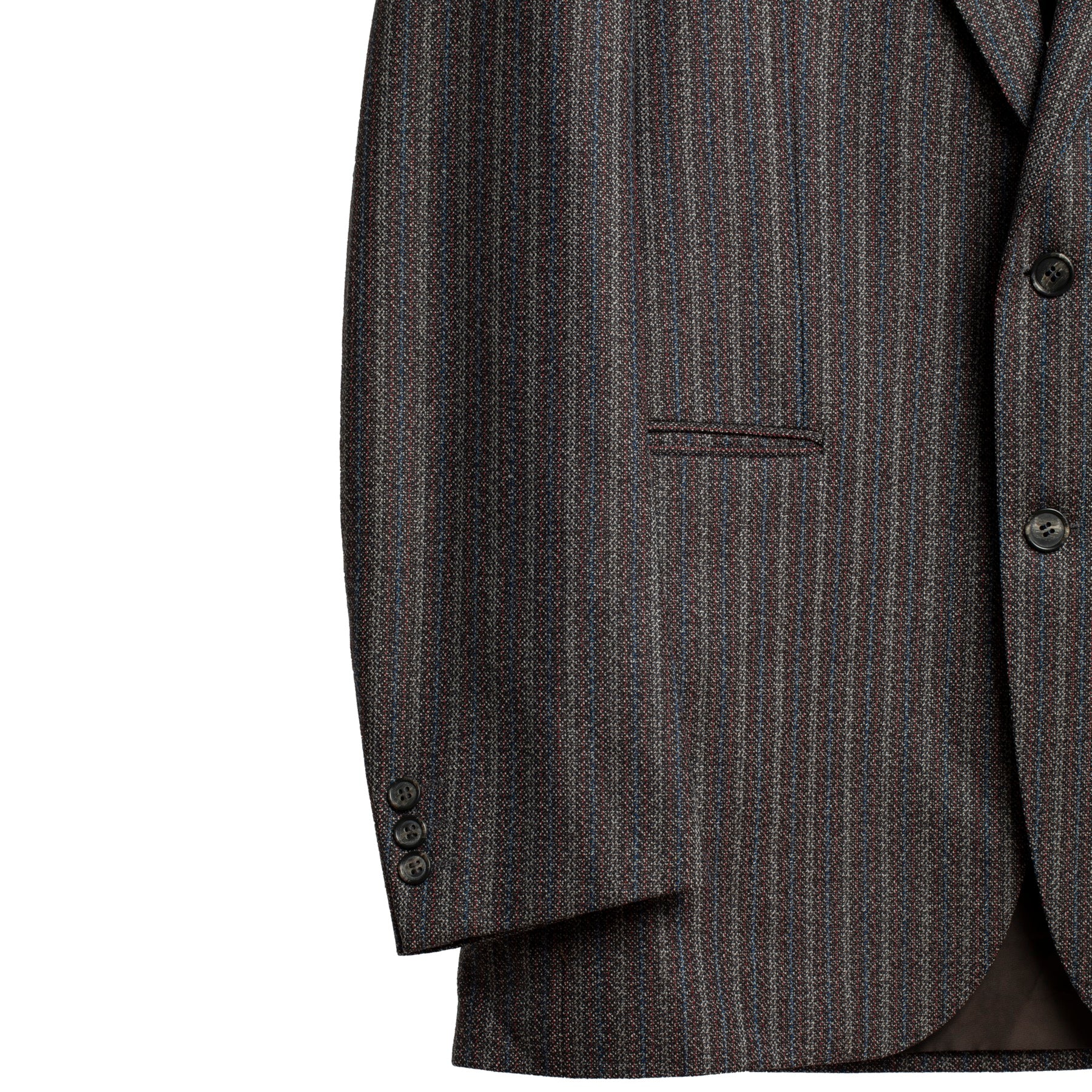 Reid & Taylor (Scotland) Barleycorn Weave Candy Stripe Cutaway Jacket ...
