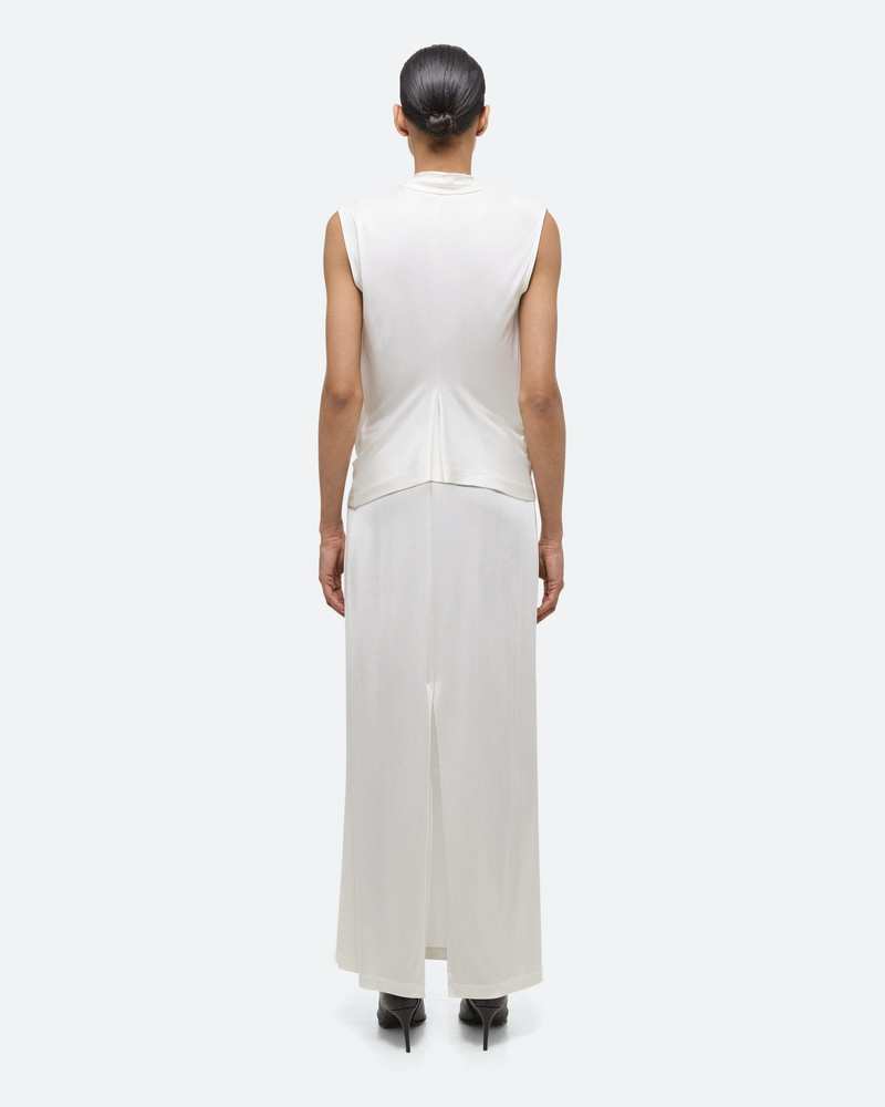 Helmut Lang Fluid Jersey Skirt - Creme | Garmentory