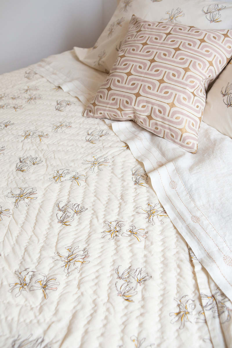 Erica Tanov Cotton Hand-Stitched Quilt - Stellata | Garmentory