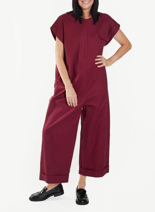 Meg Daphne Jumpsuit - Plum | Garmentory