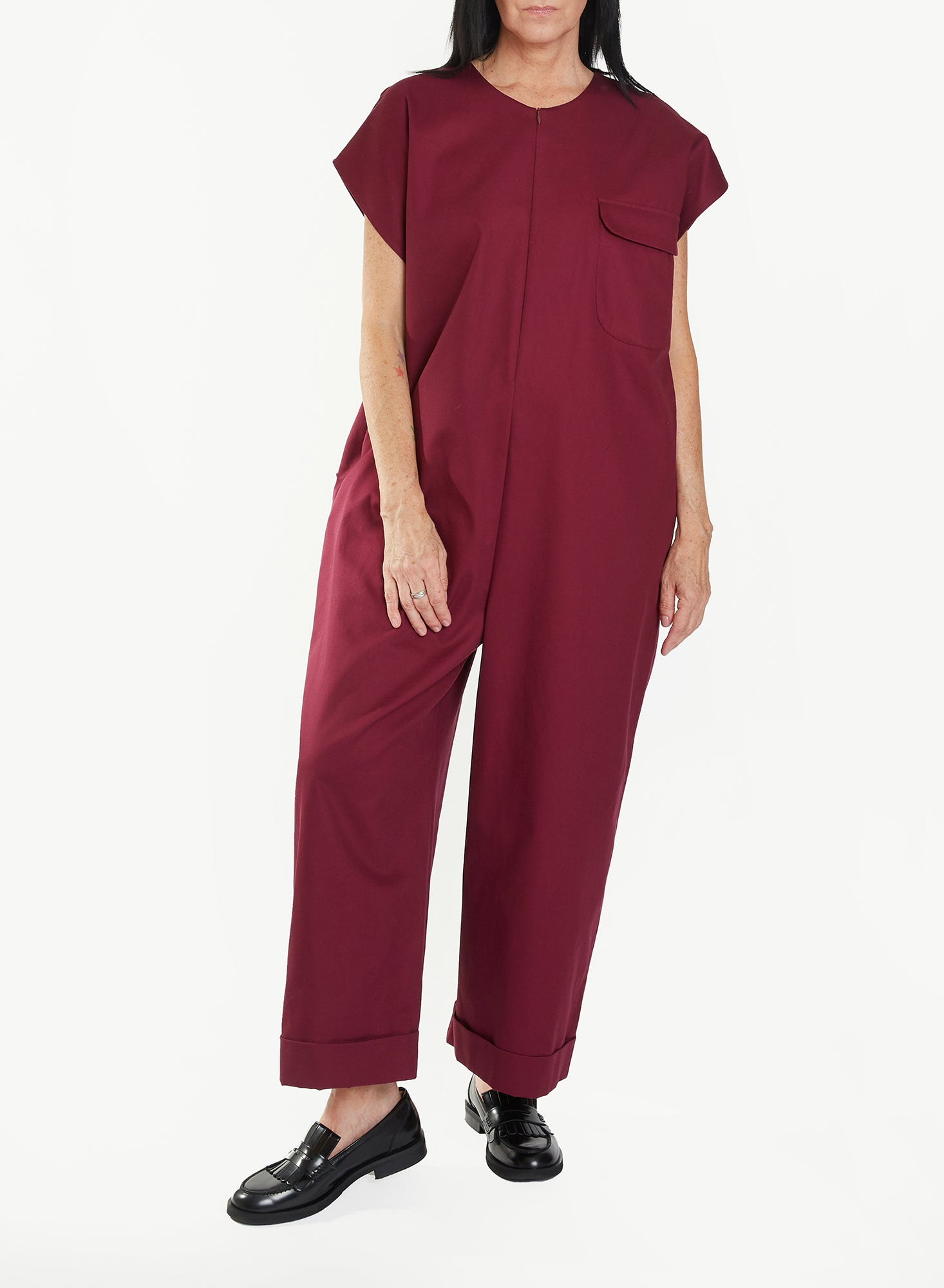 Meg Daphne Jumpsuit - Plum | Garmentory
