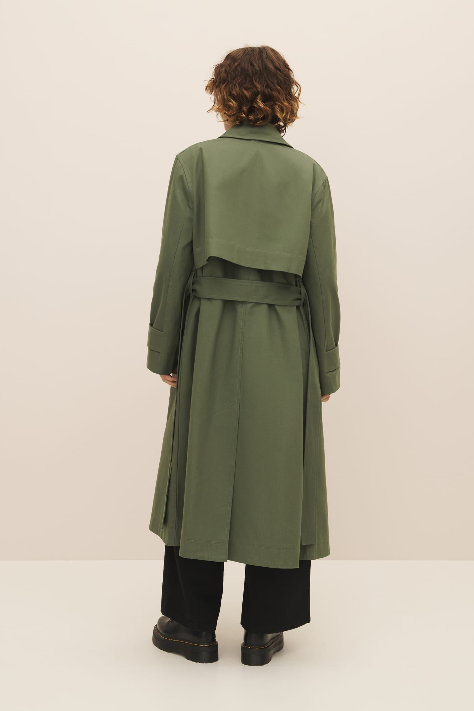 Kowtow CLEO TRENCH COAT - SAGE | Garmentory