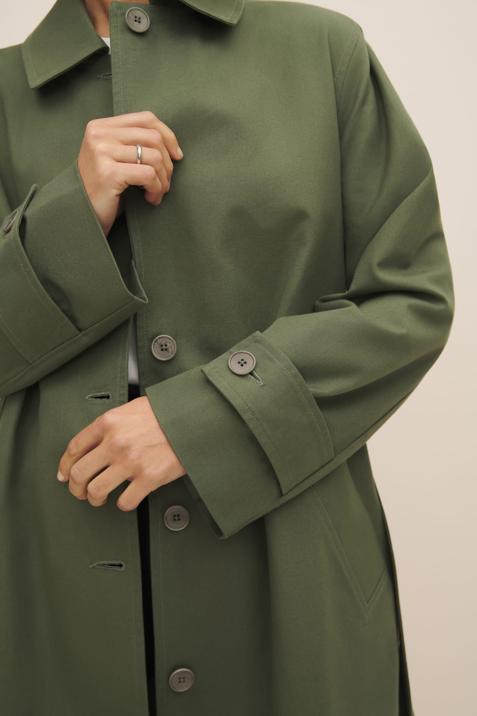 Kowtow CLEO TRENCH COAT - SAGE | Garmentory