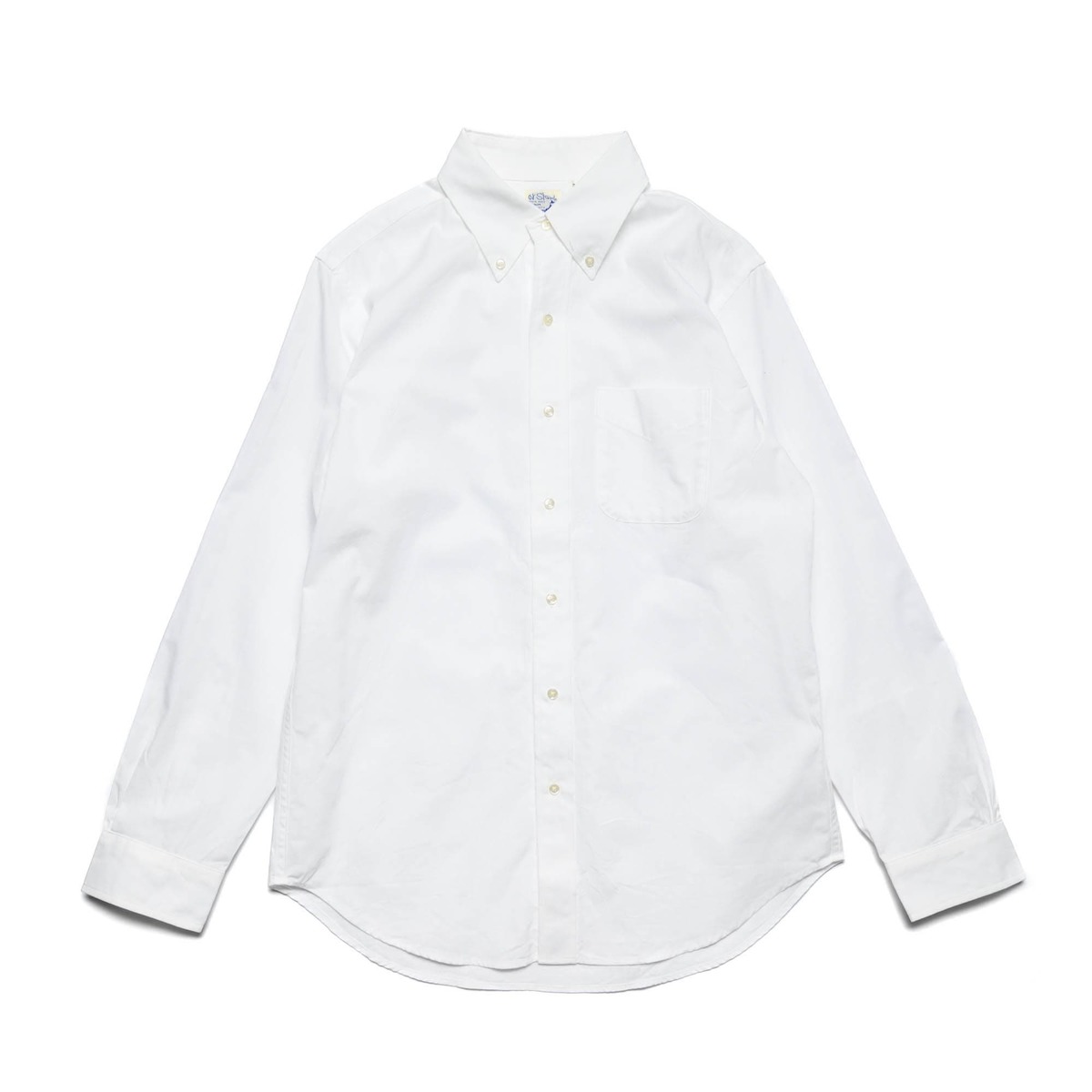 Orslow Chambray Button Down Shirt - White | Garmentory