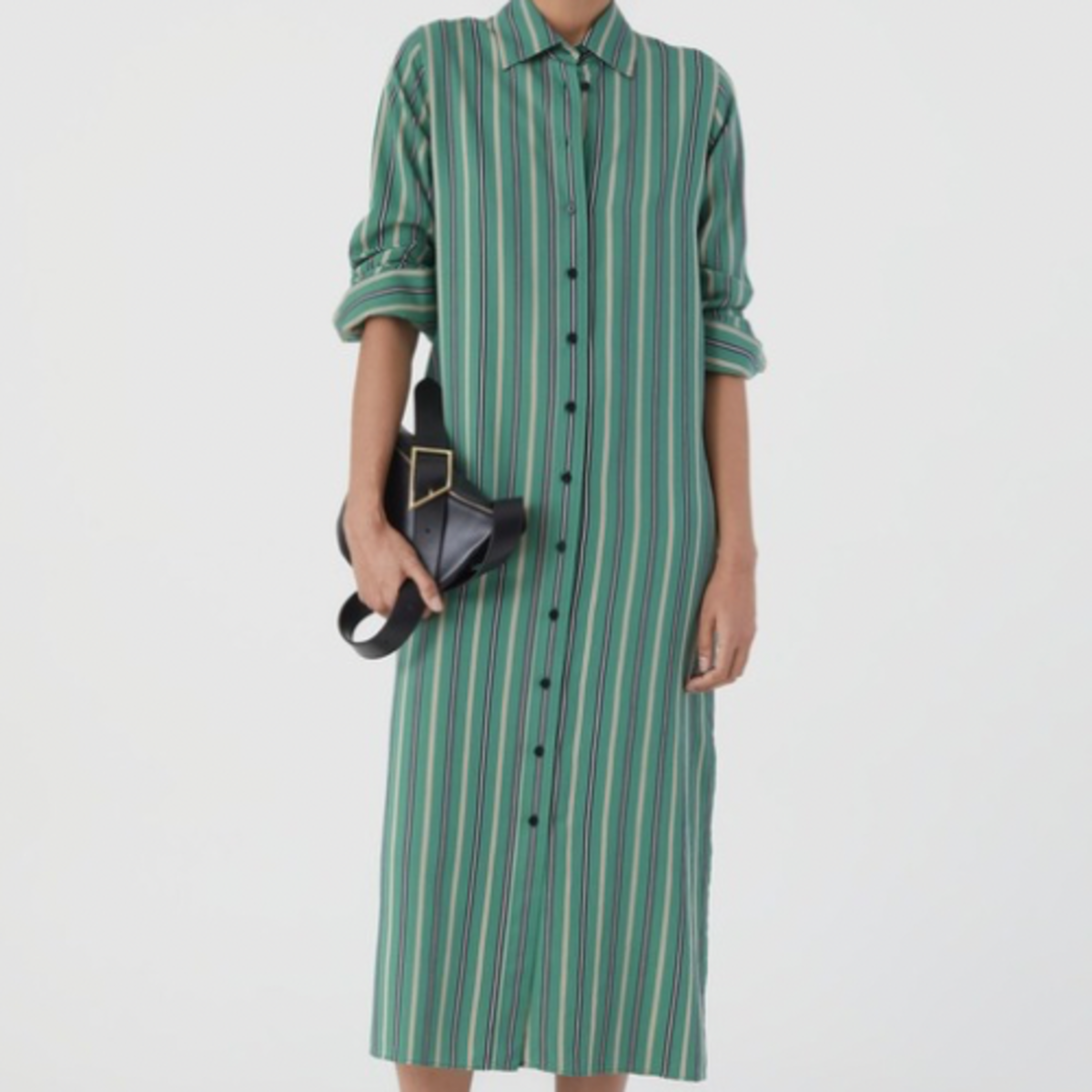 Closed Shirt Dress - New Green | Garmentory
