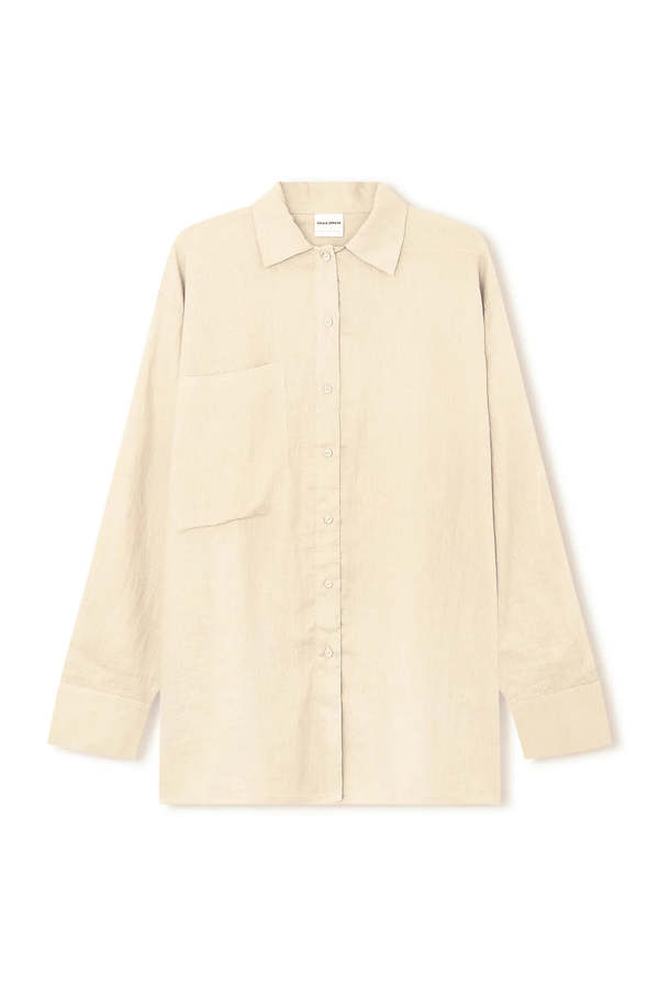 Zulu & Zephyr Sand Linen Shirt | Garmentory
