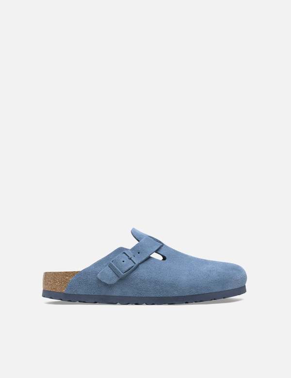 Birkenstock Boston Regular Clogs - Elemental Blue | Garmentory