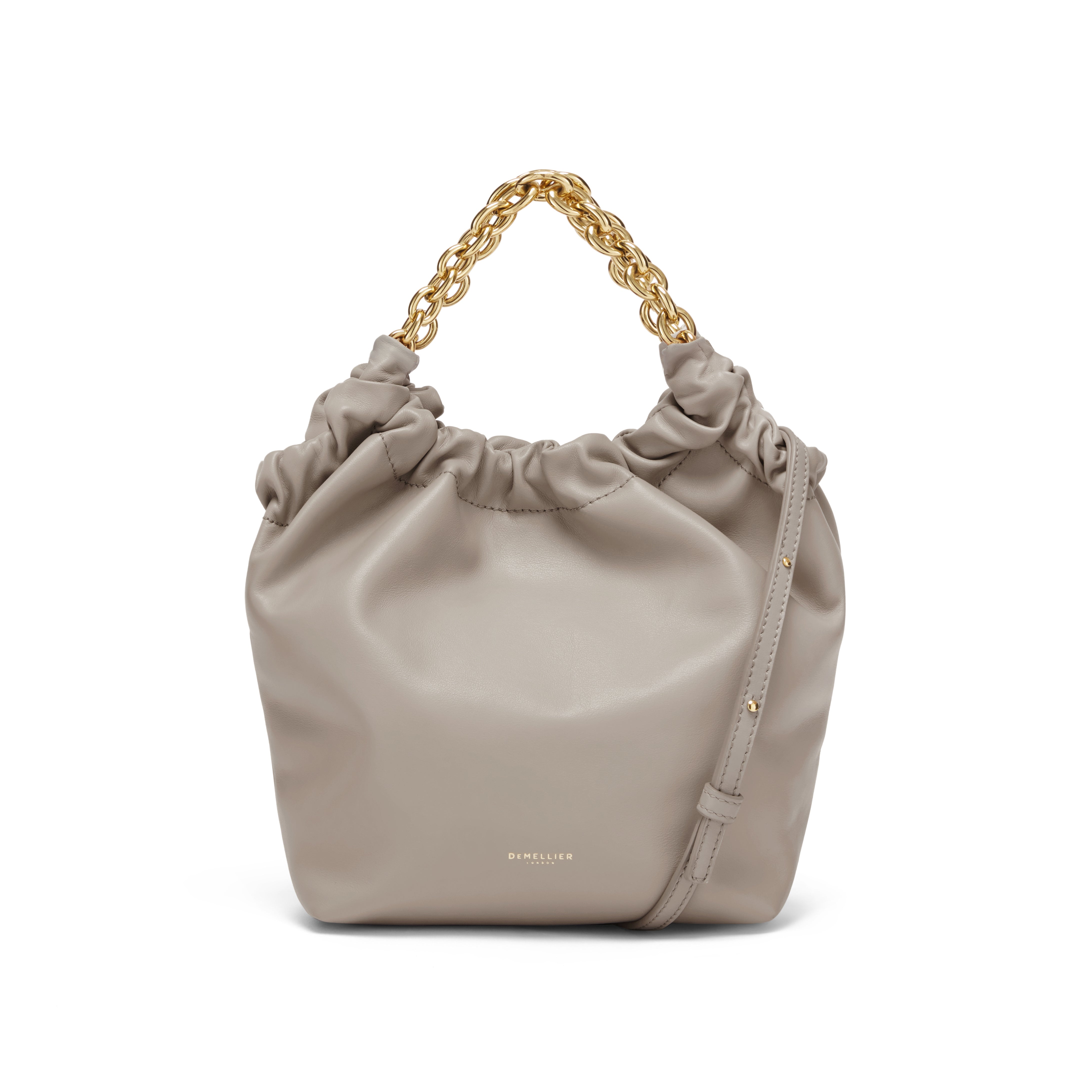 DeMellier The Small Miami Smooth Leather Bag - Taupe | Garmentory
