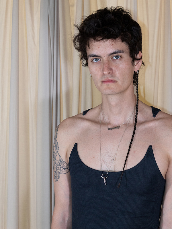 Y/Project Invisible Strap Tank Top - Vintage Black | Garmentory