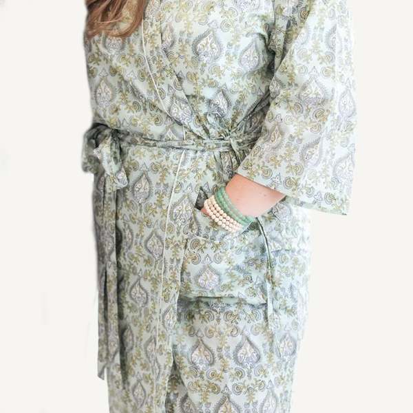 Rahab's Rope Robe - Trellis Print | Garmentory