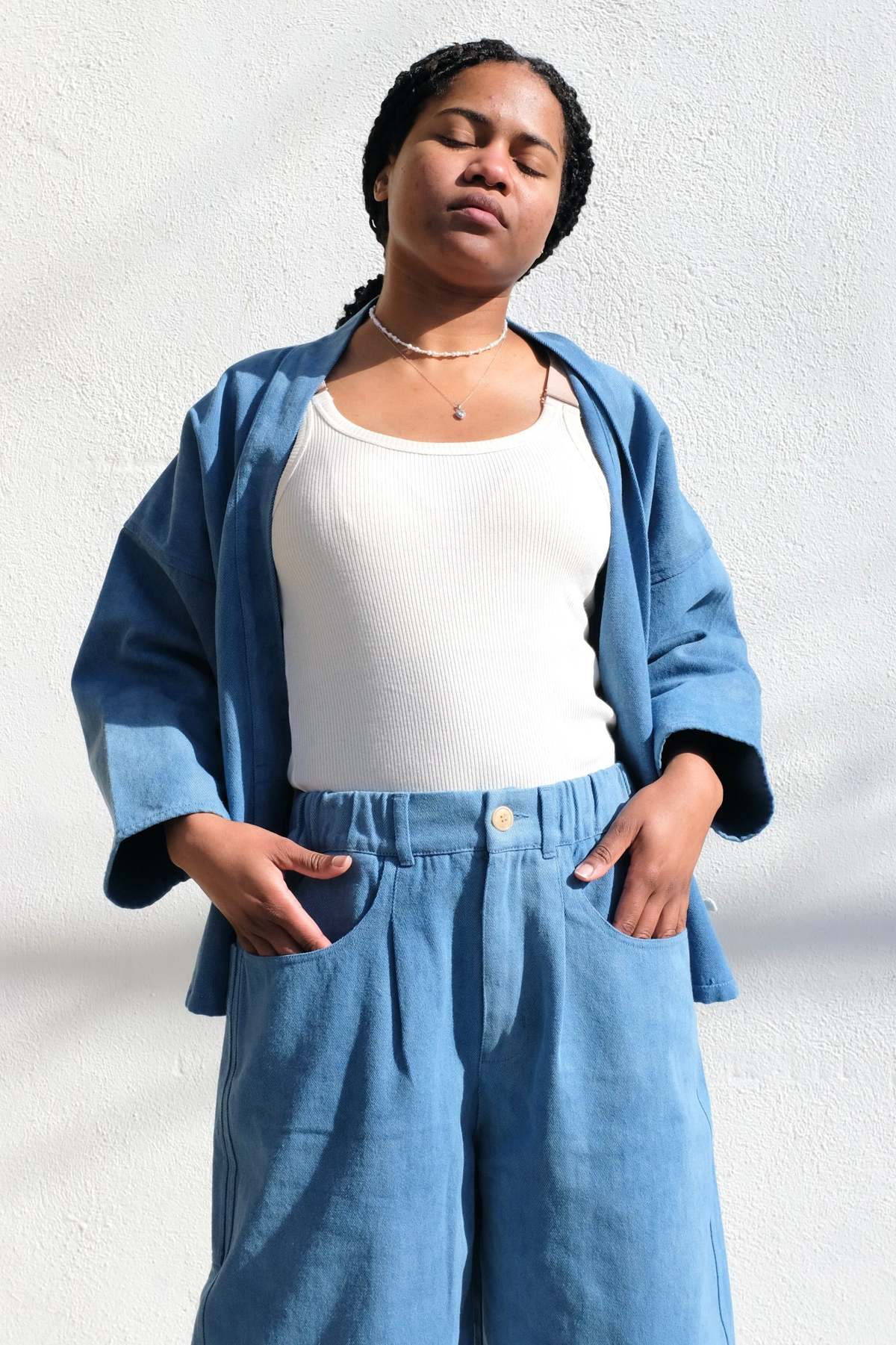 Girls of Dust Bermuda Short - Acid Denim | Garmentory