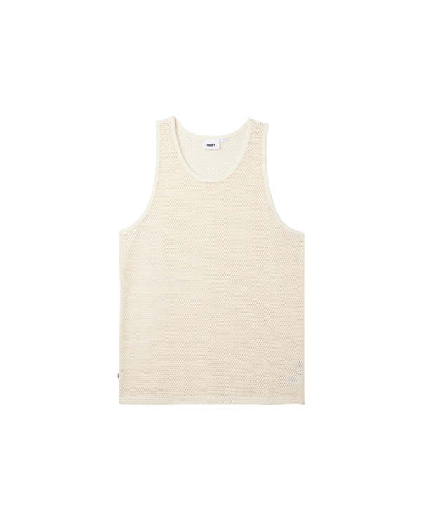 Obey Tower Mesh Tank - Unbleached | Garmentory