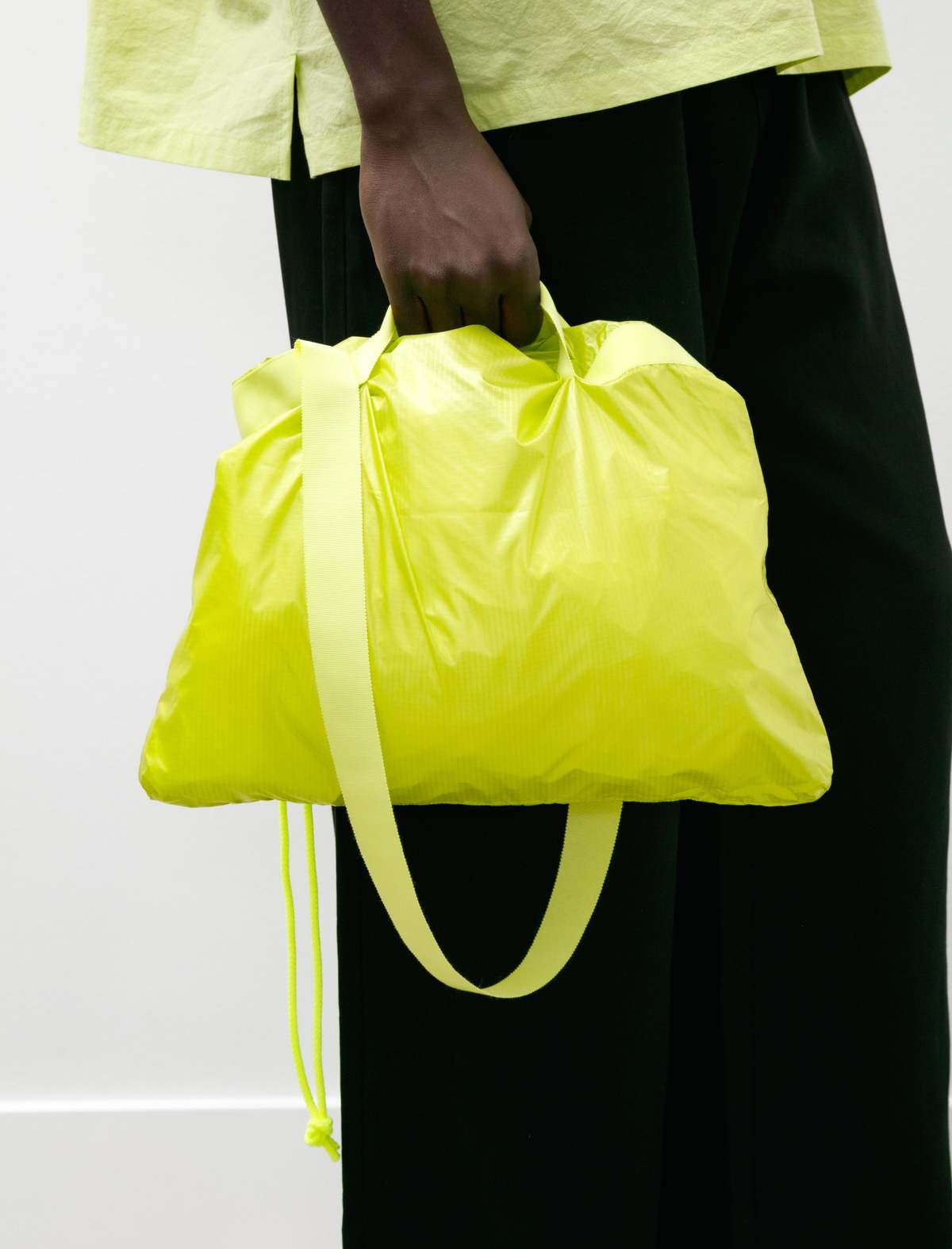 Polyploid Utility Pocket Bag C - Lime | Garmentory