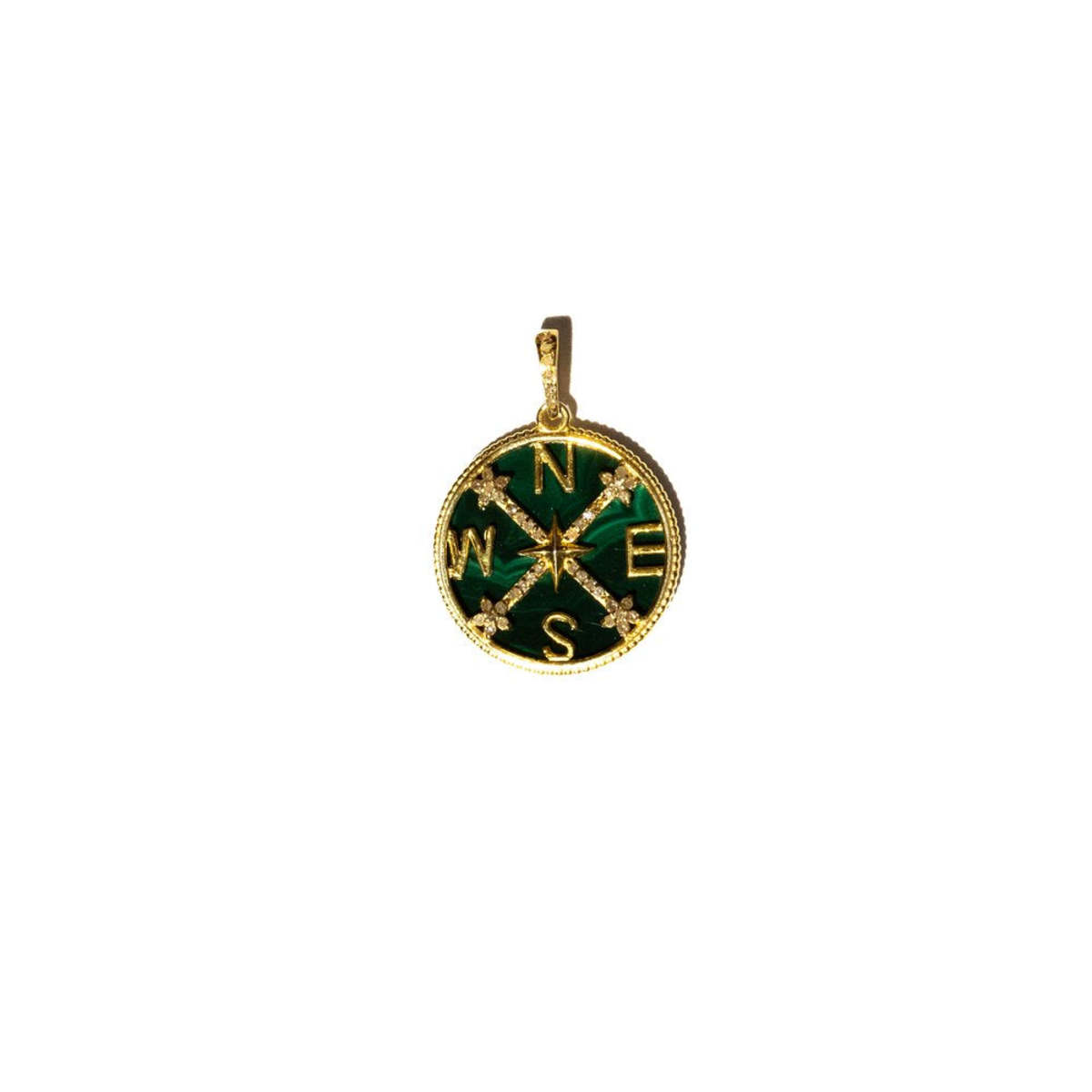 Paula Rosen Compass Rose Charm - Gold | Garmentory