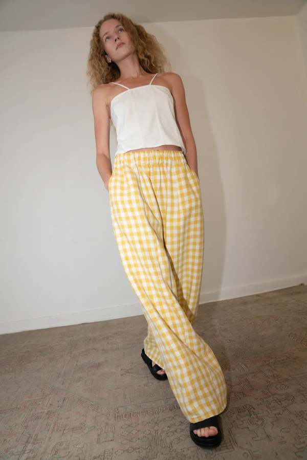 Zii Ropa Laurent Pant - Canary | Garmentory