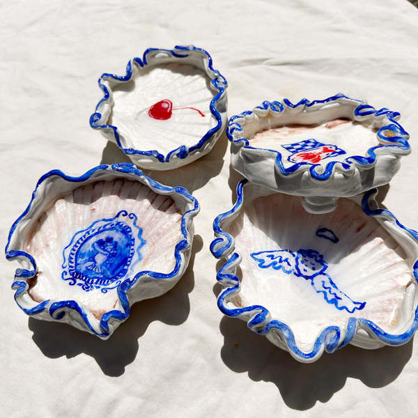 Chell Fish Scallop Shell Plate | Garmentory