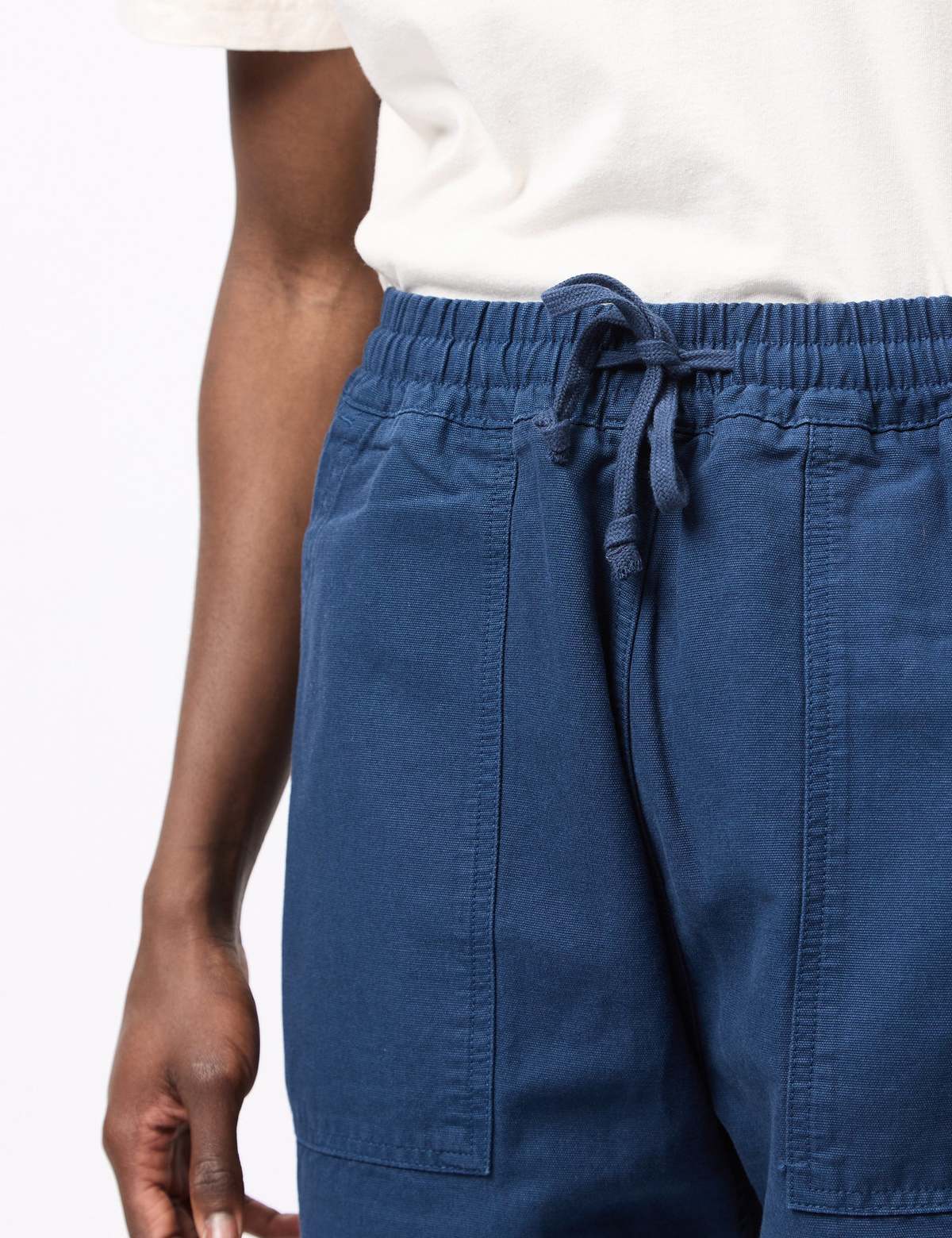 Service Works Canvas Chef Shorts - Navy Blue | Garmentory