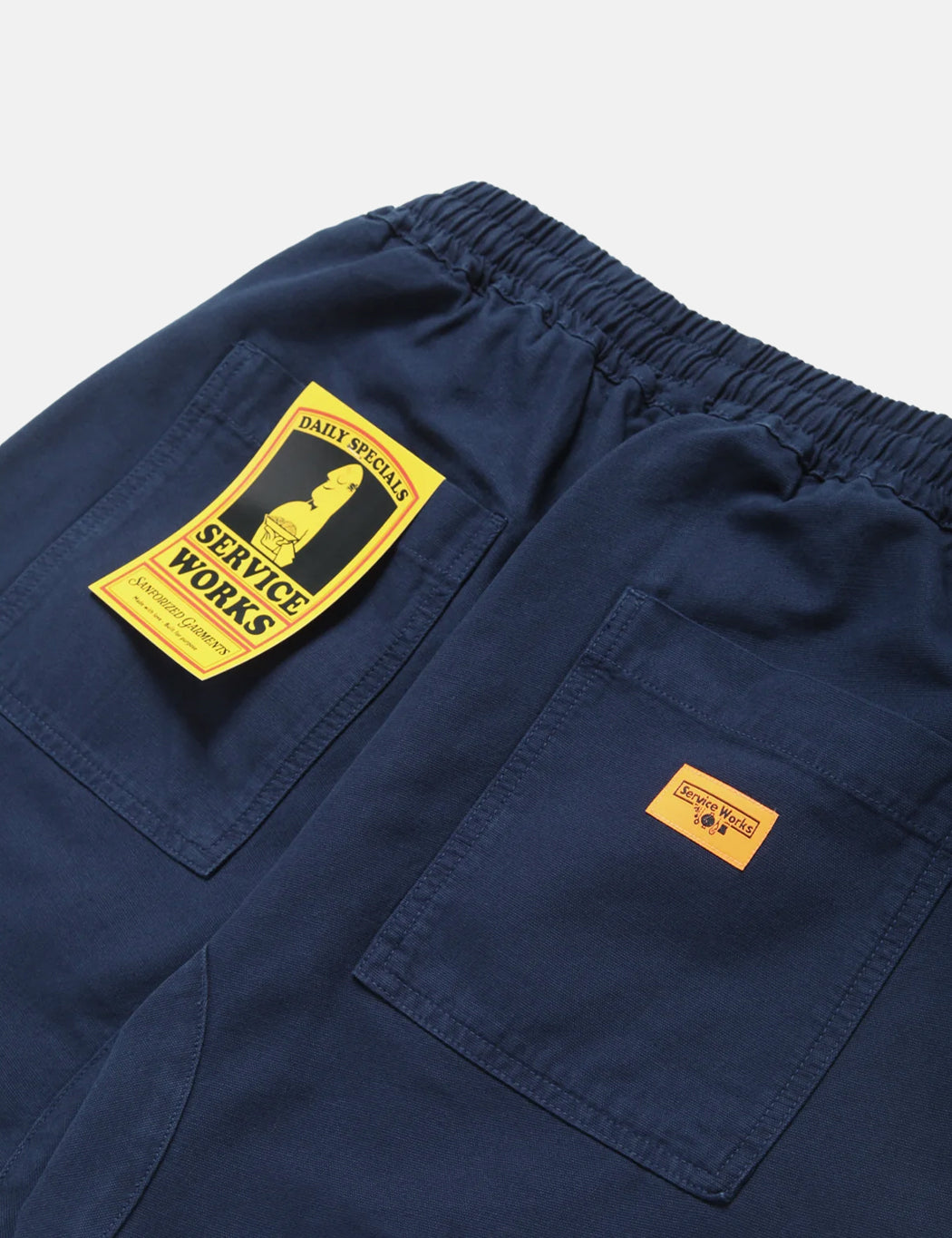Service Works Canvas Chef Shorts - Navy Blue | Garmentory