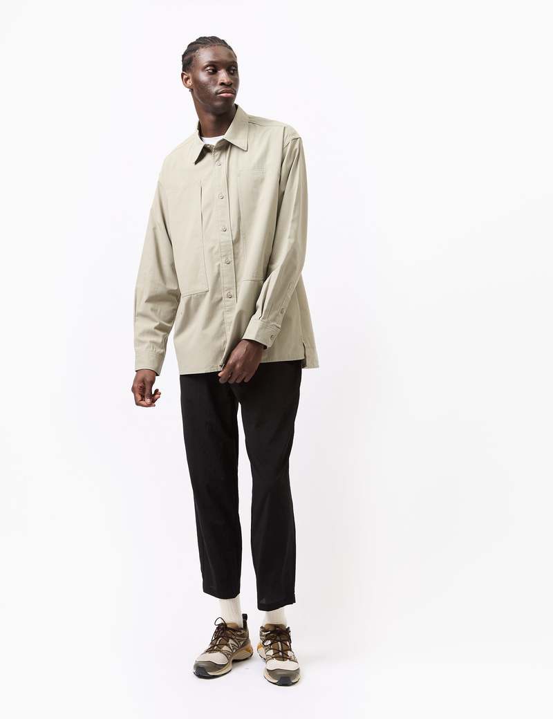 Snow Peak Takibi Light Ripstop Long Sleeve Shirt - Turquoise | Garmentory