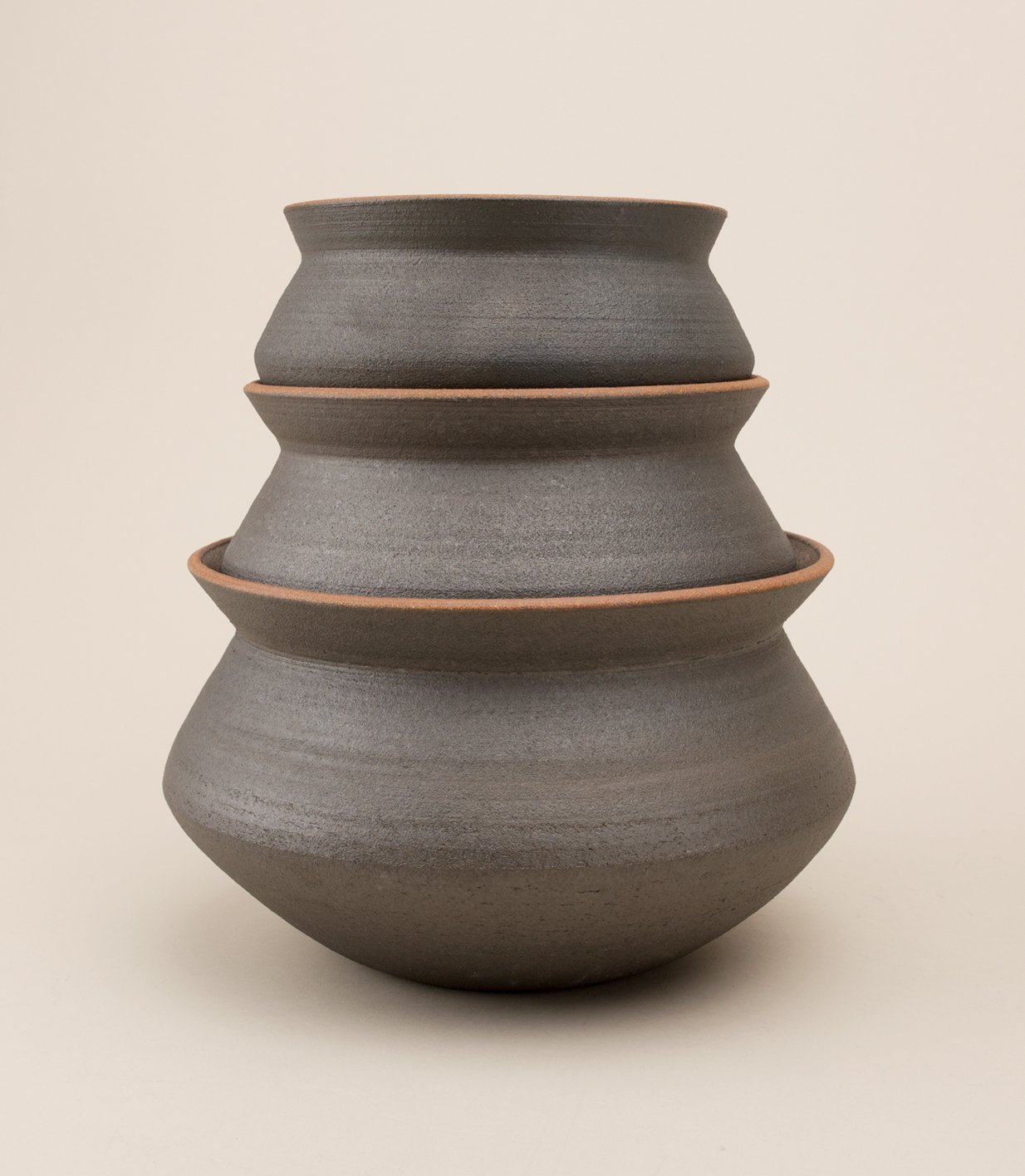Maaari Banga Stacking Planter Set - Black | Garmentory