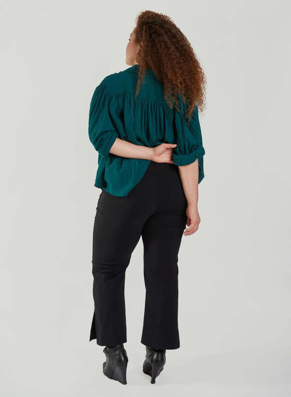 Meg by Megan Kinney Big Split Pant - Black | Garmentory
