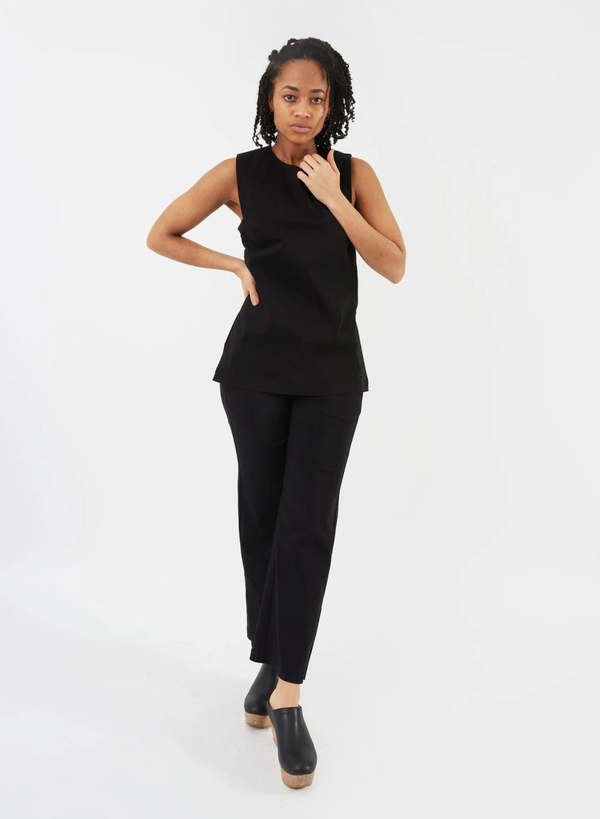 Meg by Megan Kinney Big Split Pant - Black | Garmentory