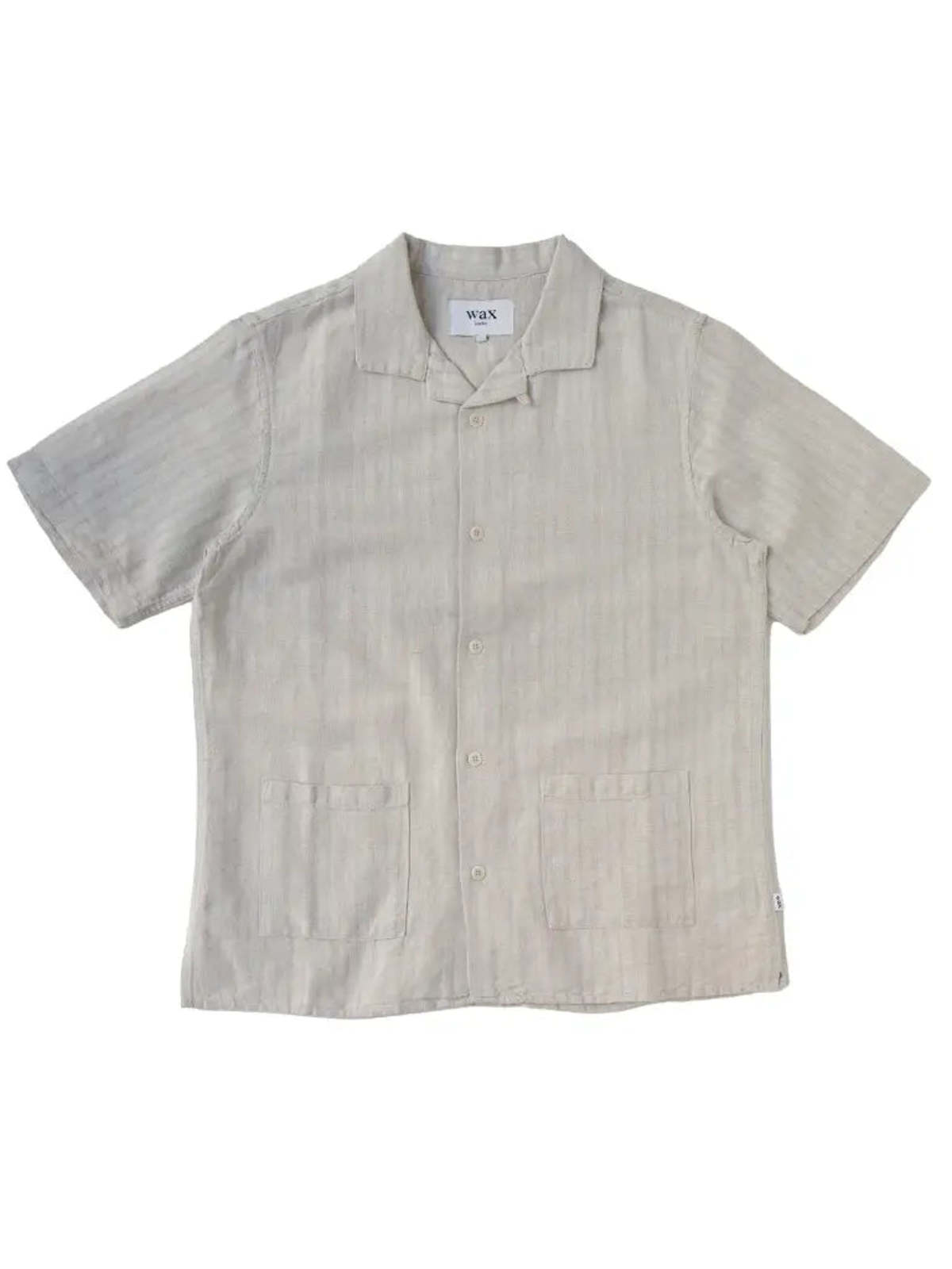 Wax London Ren Linen Shirt - Beige Stripe | Garmentory