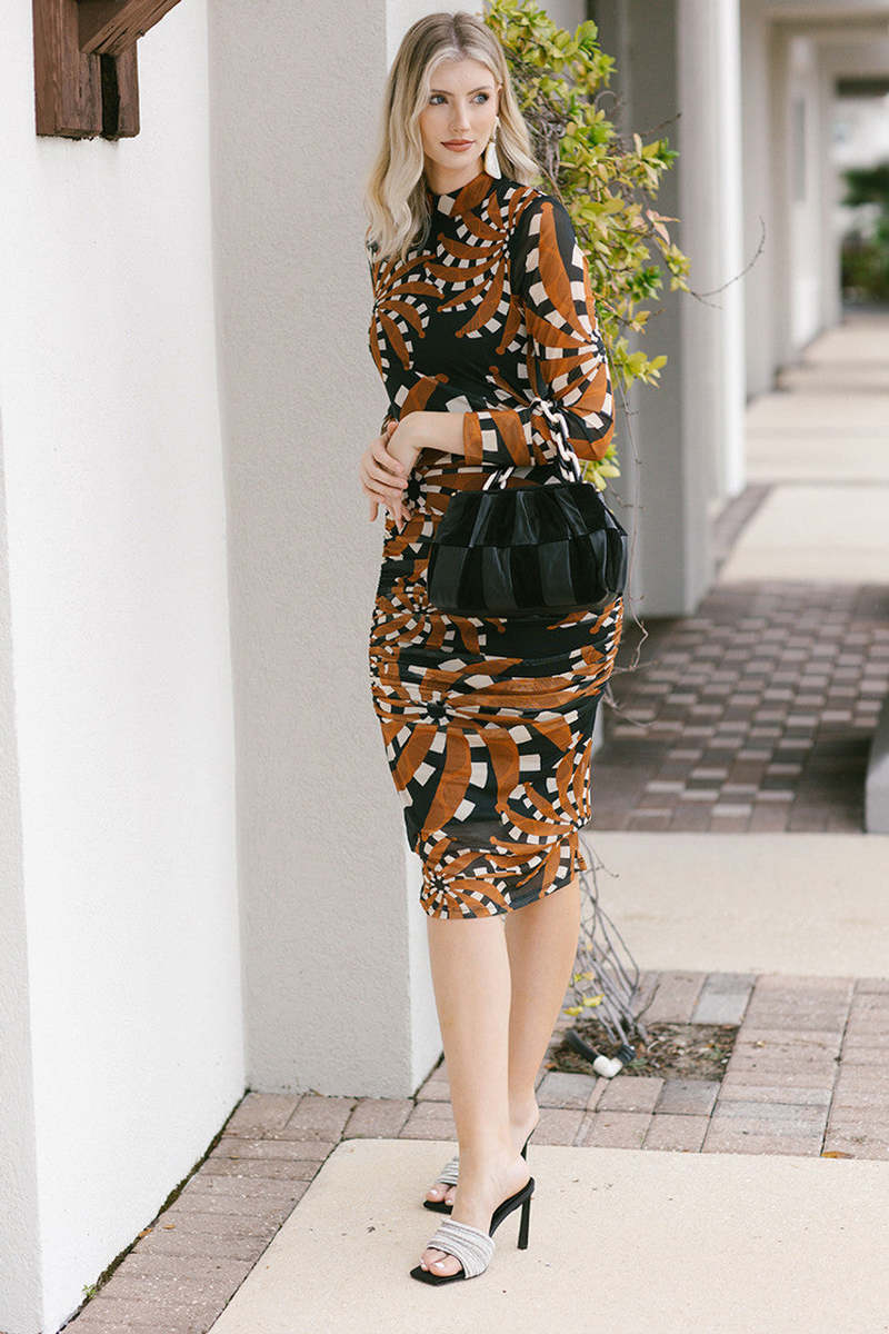 Farm Rio Bananada Black Dark Tulle Midi Dress Bananada Black | Garmentory