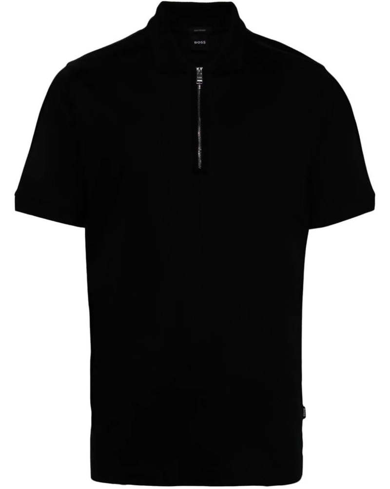 Hugo Boss Men's Polston 11 Half Zip Short Sleeve Slim Fit Polo Shirt ...