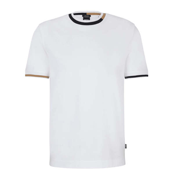 Hugo Boss Men's Thompson 211 Crew Neck with Branded Logo T Shirt ...