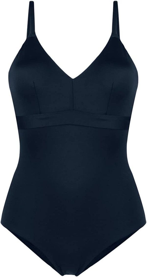 Spanx Classic Swim One Piece Navy Garmentory