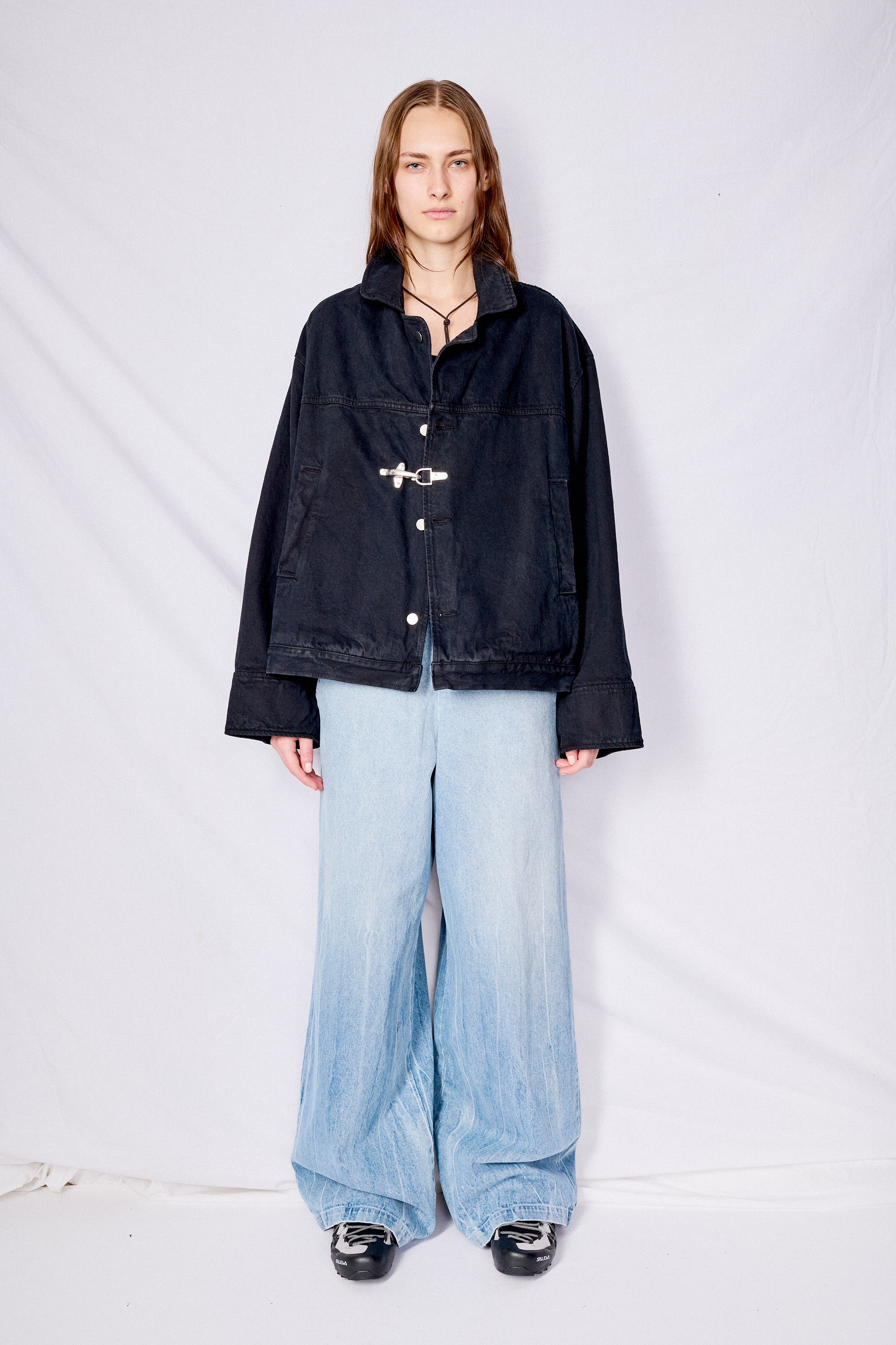 Assembly Denim Fireman Box Jacket - Black | Garmentory