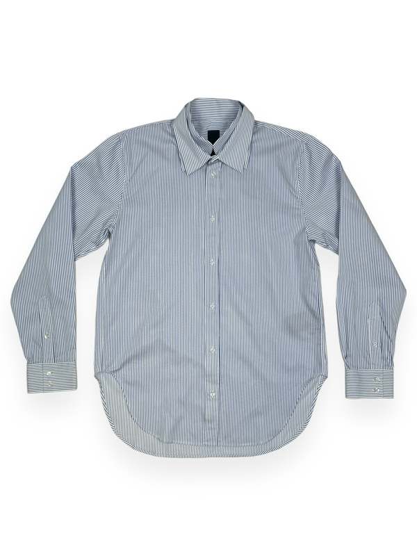 _J.L - A.L_ TRIPLE COLLAR SHIRT - White/Blue | Garmentory