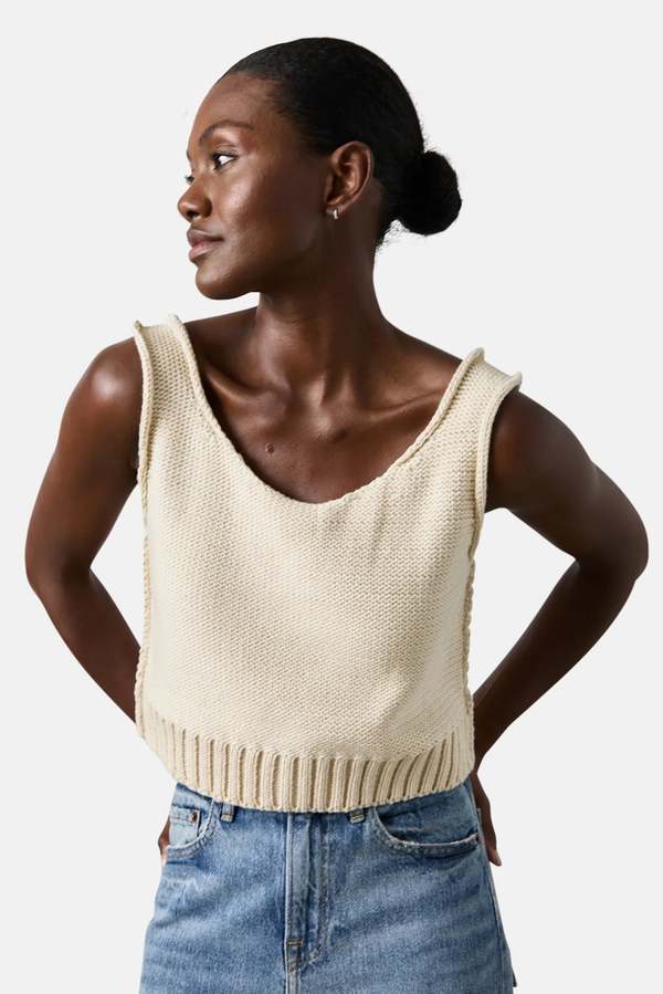 NSF Luna Tank - Cream | Garmentory