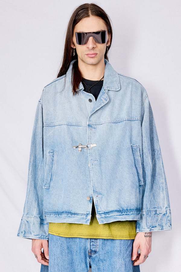 Assembly Denim Fireman Box Jacket - Light Wash | Garmentory