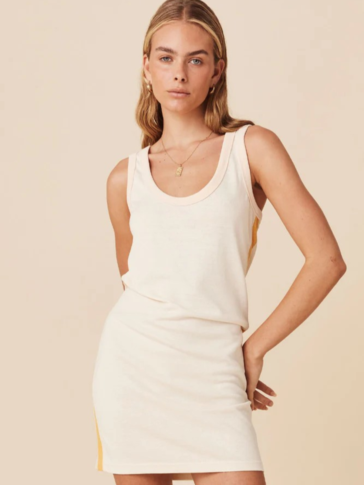 SPELL & THE GYPSY COLLECTIVE Soleil Mini Dress - Cream | Garmentory