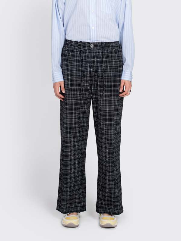 mfpen Easy Trousers - Black Check | Garmentory