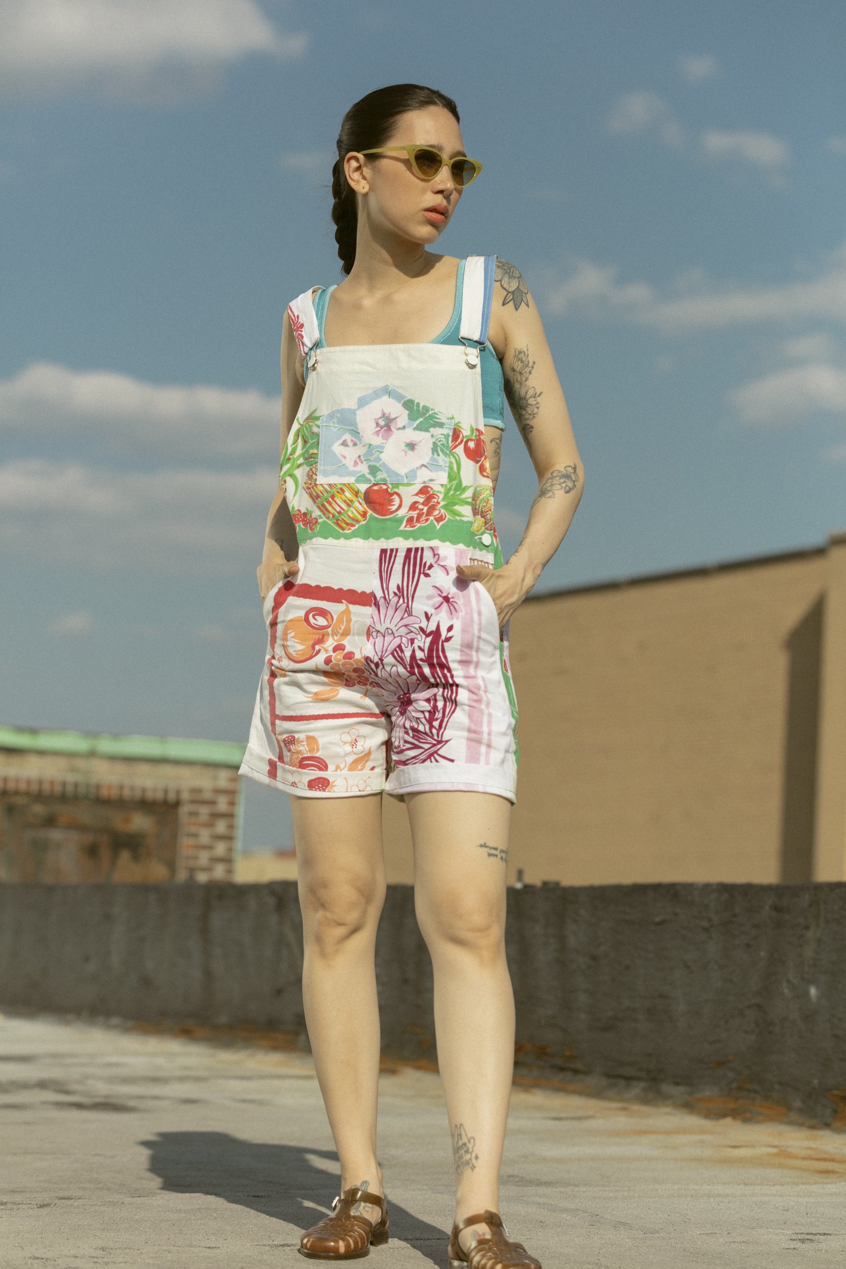 Carleen Short Dinner Party Overalls | Garmentory