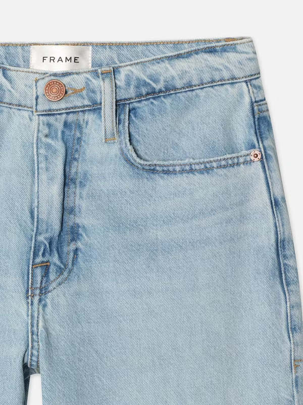 FRAME Denim Le Jane Crop Bite Hem - Fizz Indigo | Garmentory