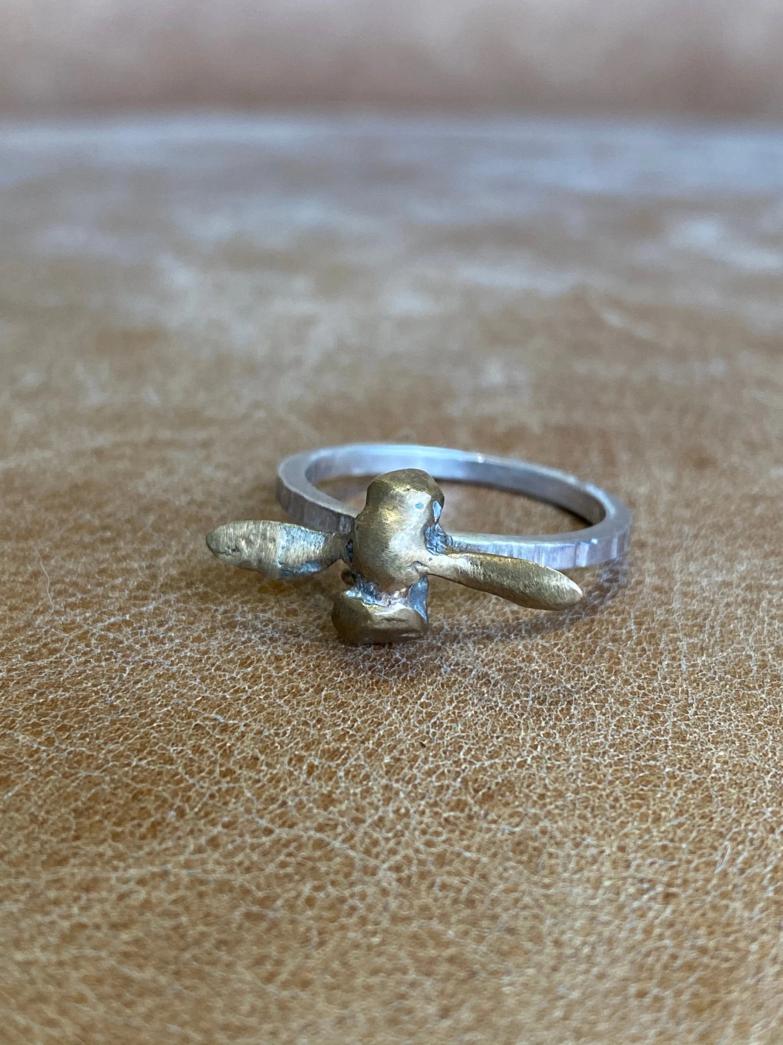 Audrey Laine Sweat Bee Ring - Silver | Garmentory