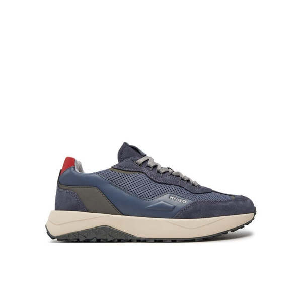Hugo Boss Mens Kane Running Sneakers - Open Blue | Garmentory