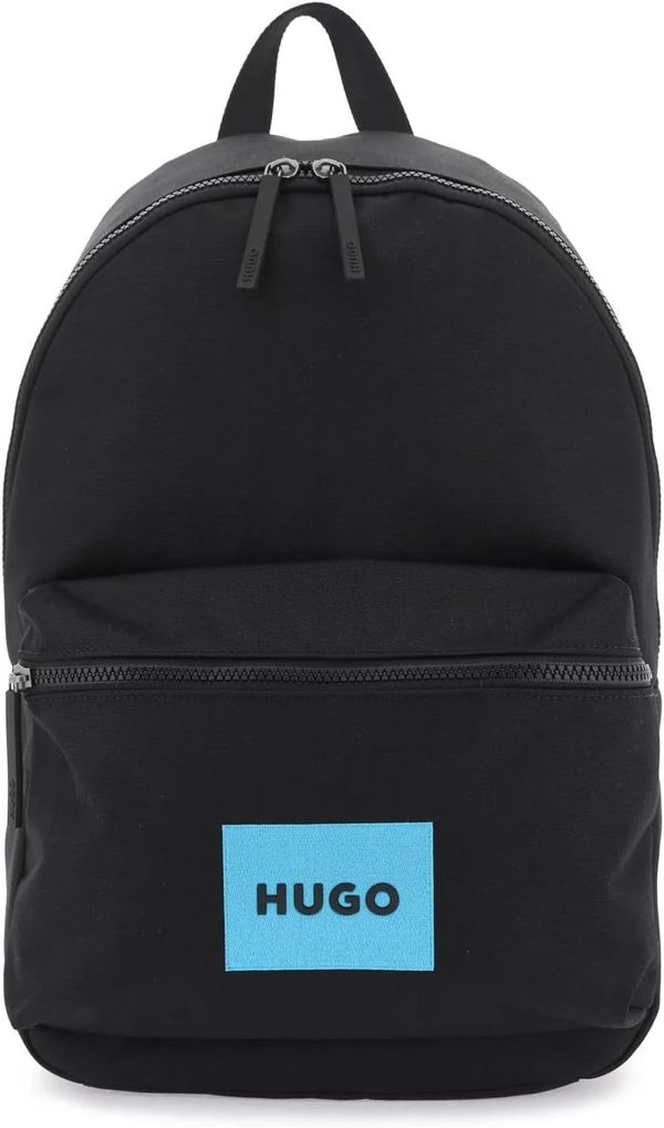 Hugo Boss Mens Laddy Small Logo Backpack - Black | Garmentory