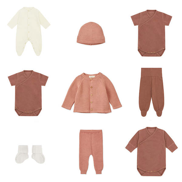 Kids Vild House of Little Baby Starter Kit - Pink & Ecru | Garmentory