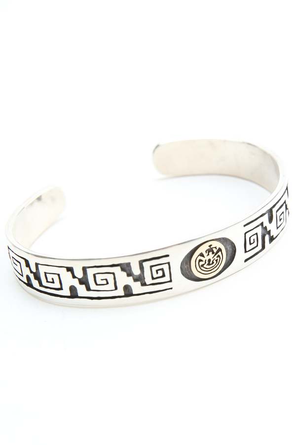 Jason Takala Man in the Maze Cuff - 14K Gold/Sterling Silver | Garmentory