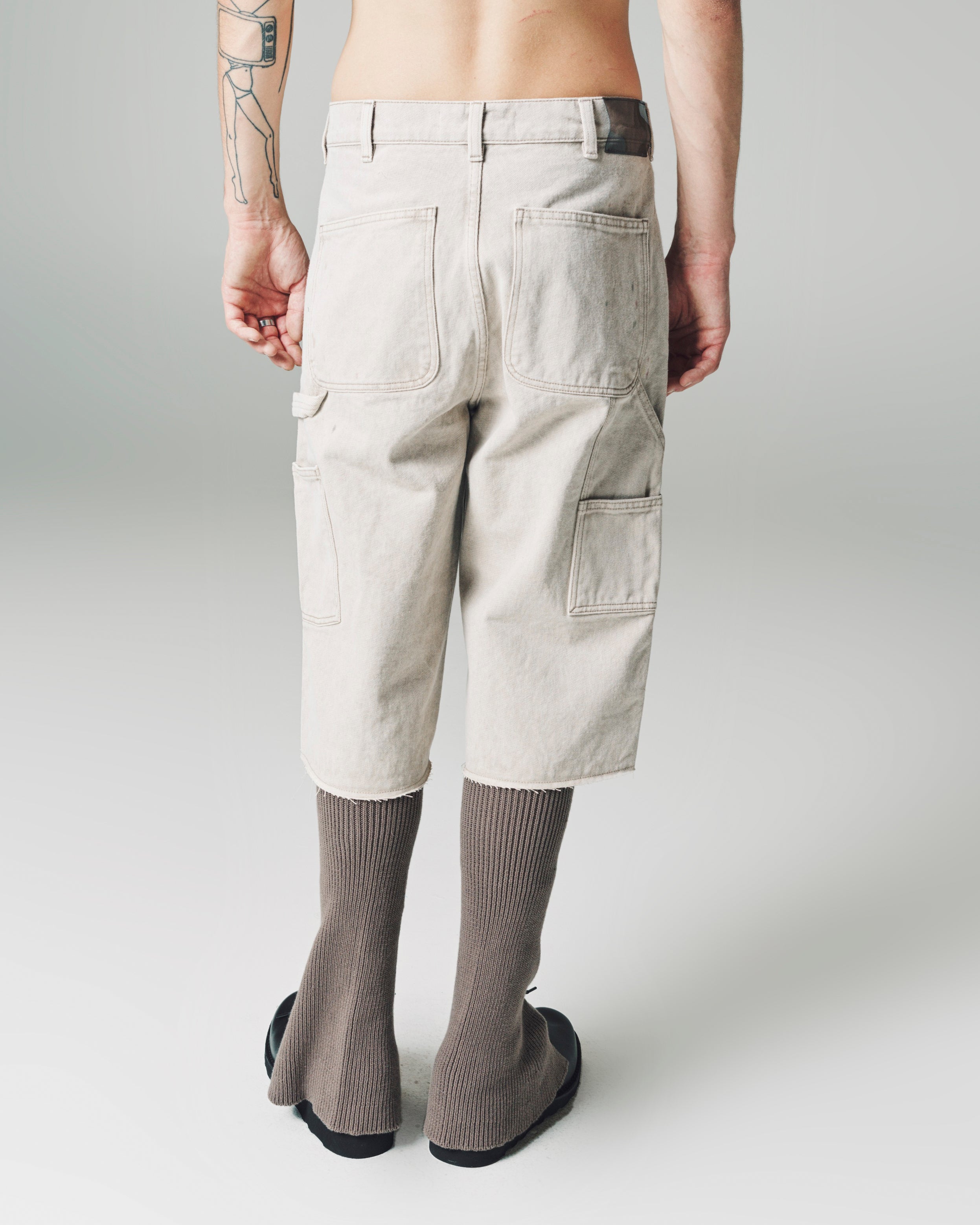 Our Legacy Ghost Attic Splatter Denim Joiner Capri Cut Pants | Garmentory